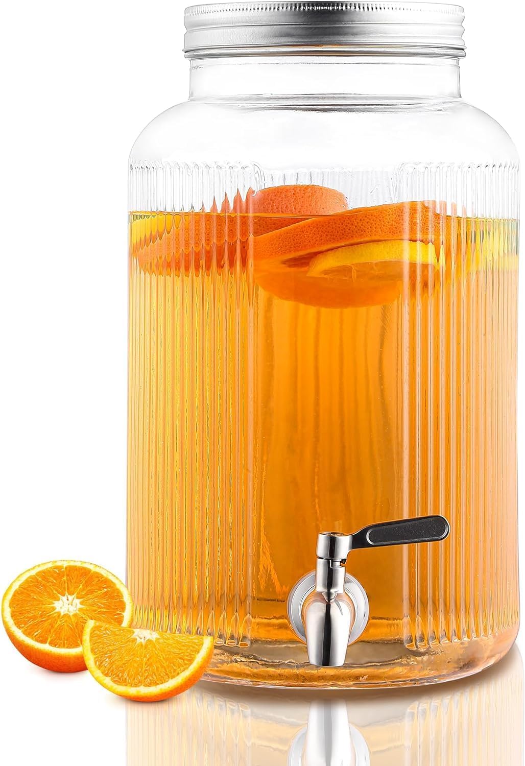 Buy UI Intros 4 Litre Glass Juice Dispenser Water Pitcher for Detox ...