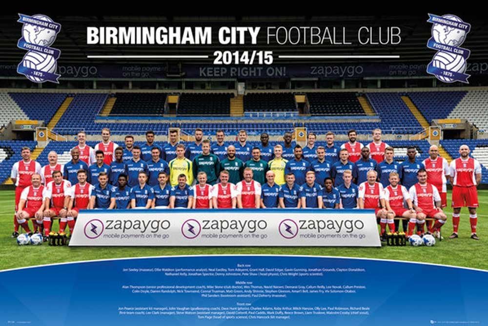 empireposter - Football - Birmingham City Team Photo 14/15 - Size (cm ...