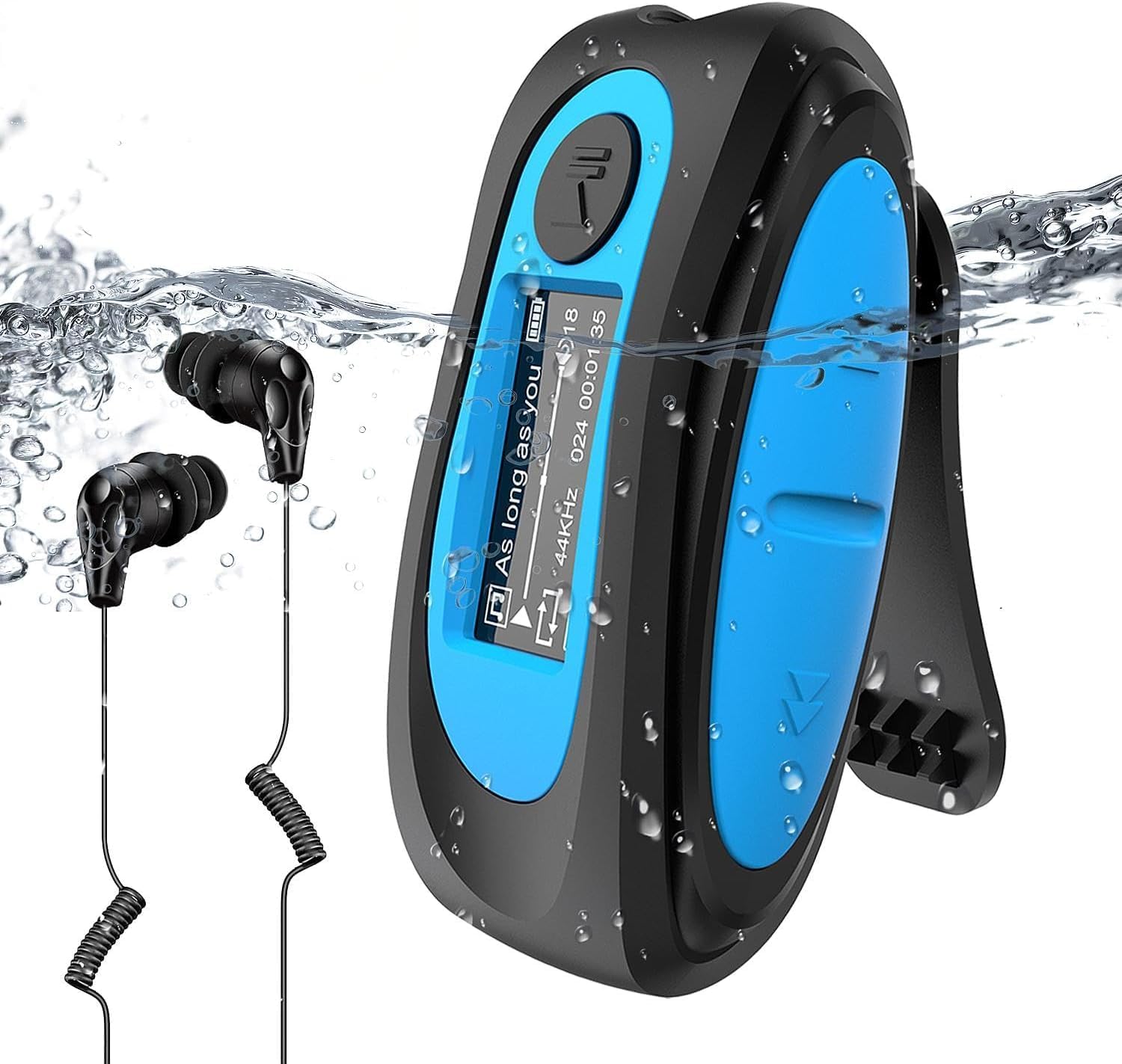 Amazon.com: AGPTEK IPX8 Waterproof Mp3 Player with Screen, Multi ...