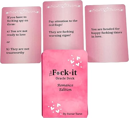 Amazon.com: Swear Tarot Fuck-it Oracle Deck Romance Edition Tarot ...