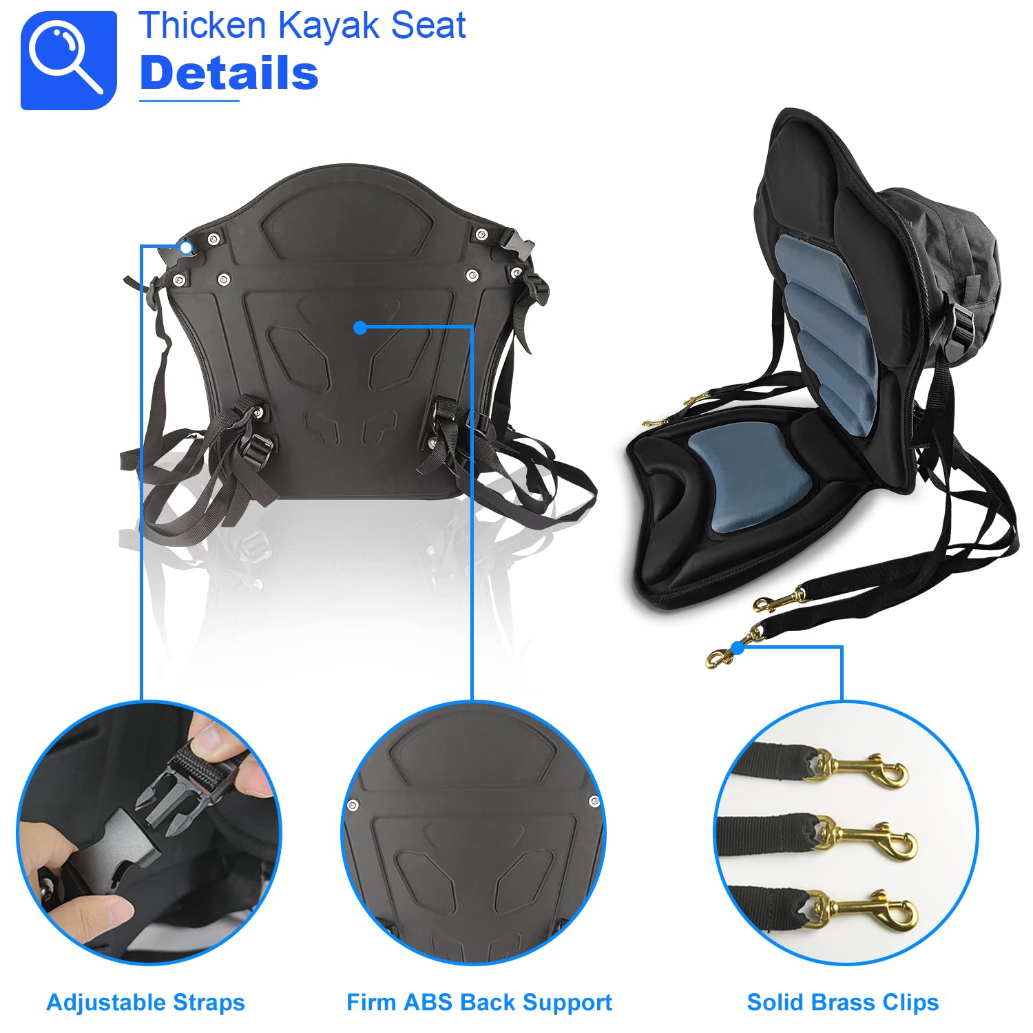 Snapklik.com : Hlogree Padded Kayak Seat