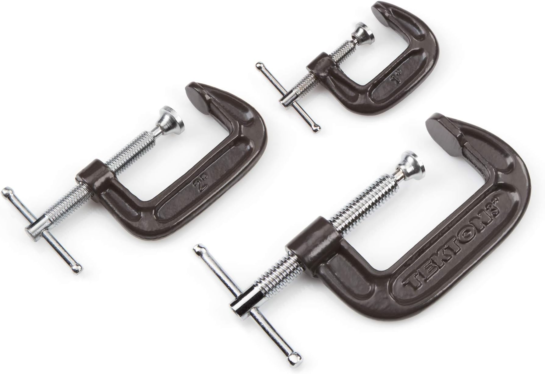 TEKTON Malleable Iron C-Clamp Set (3-Piece) | 91809 - Amazon.com