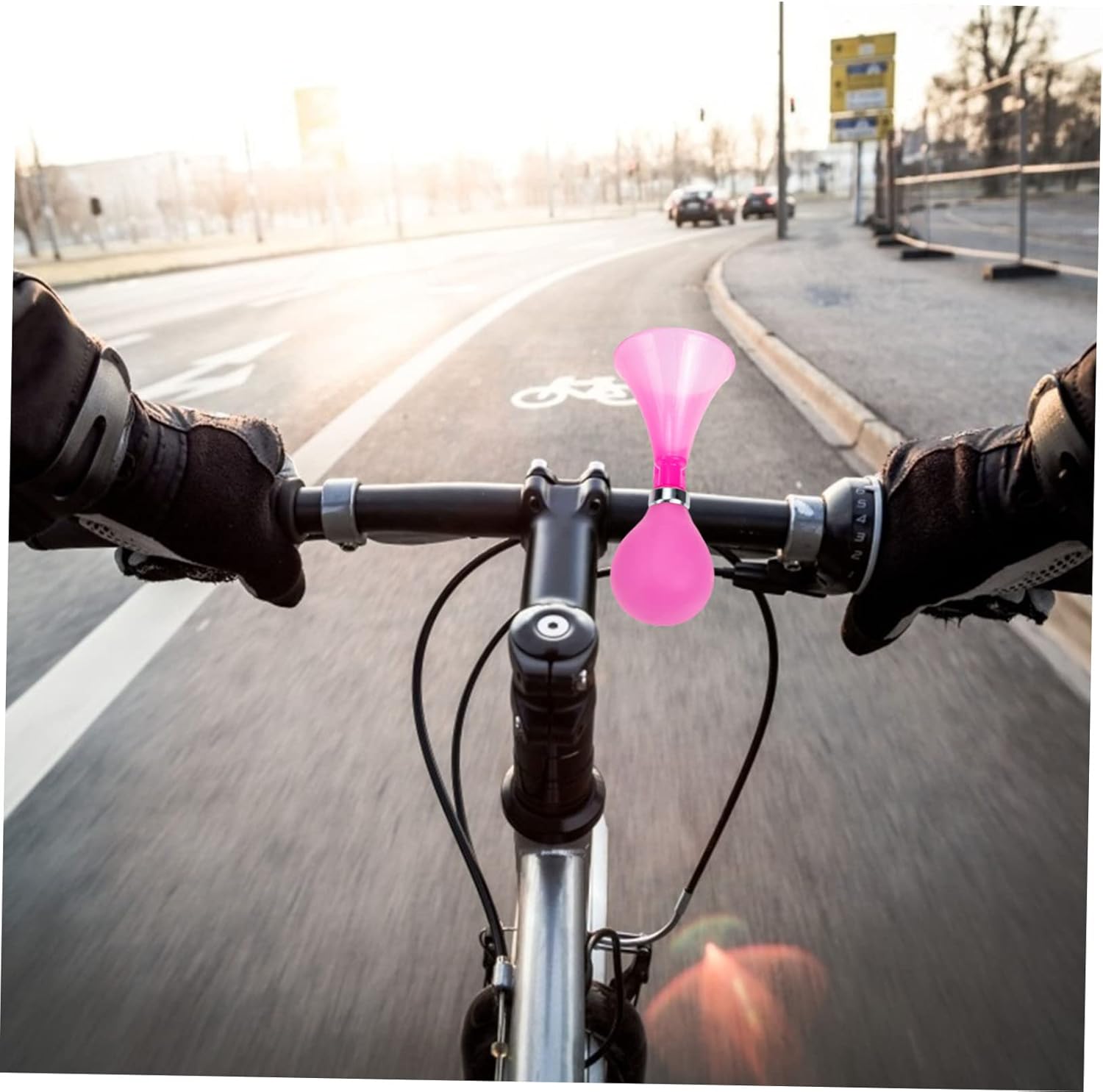 VANZACK Bocina de bicicleta Mini bocina de aire Mini bombillas Scooter Accesorios Bell Bike ...