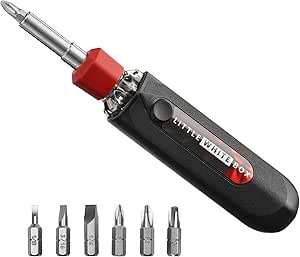 6-in-1 Screwdriver with Multi Bit Autoloading Barrel, Ergonomic Handle ...