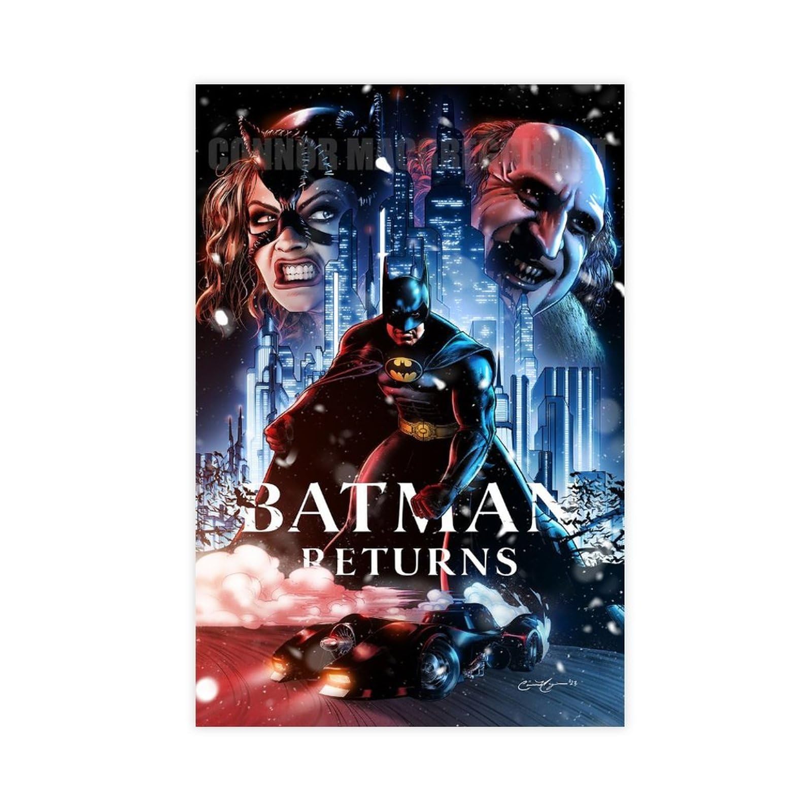 Affiche De Batman Returns 1992 Batman Returns (1992) 35mm Open Matte