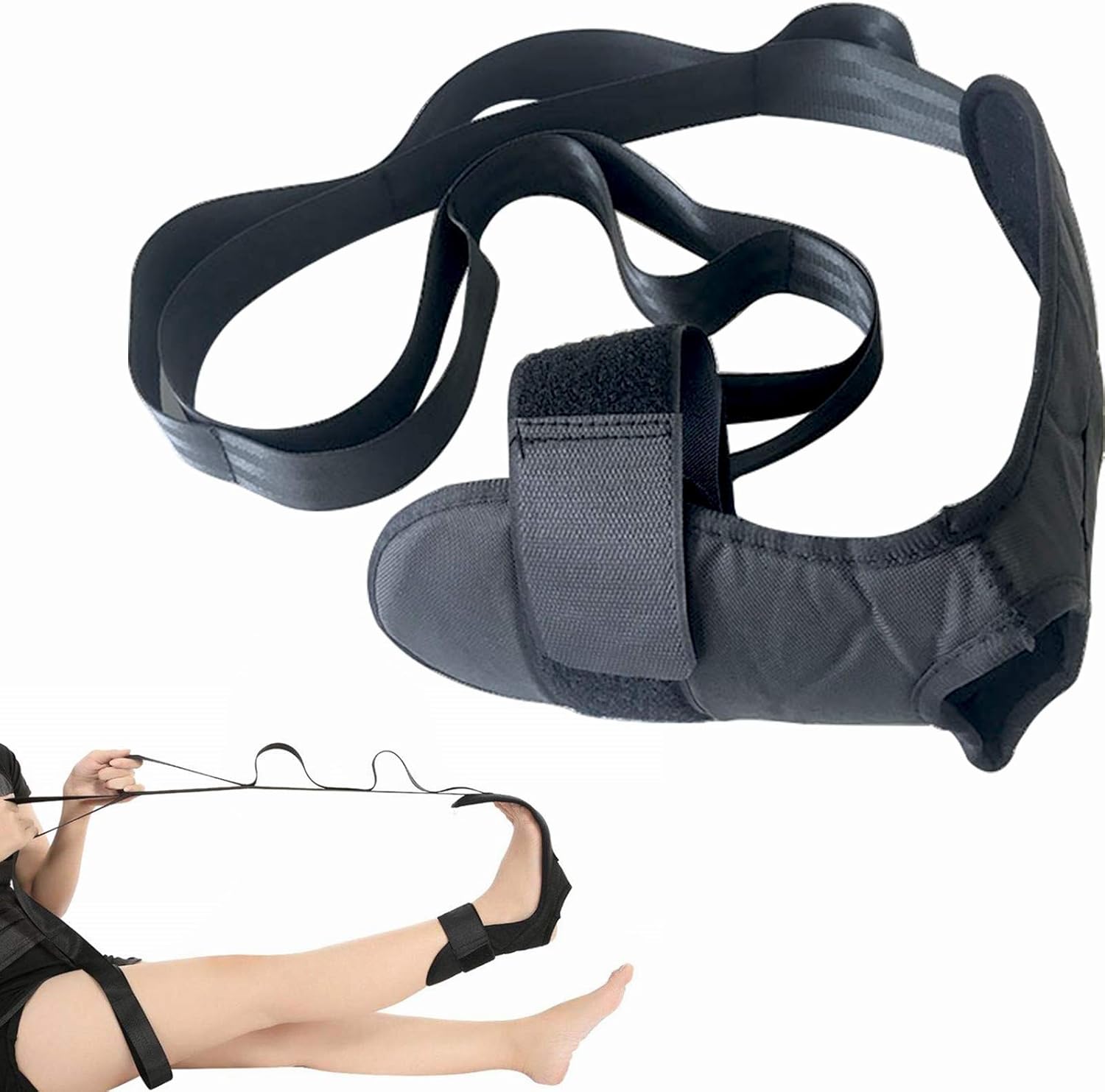 Yoga Stretching Strap, Ligaments of Leg Stretching Belt, Plantar ...