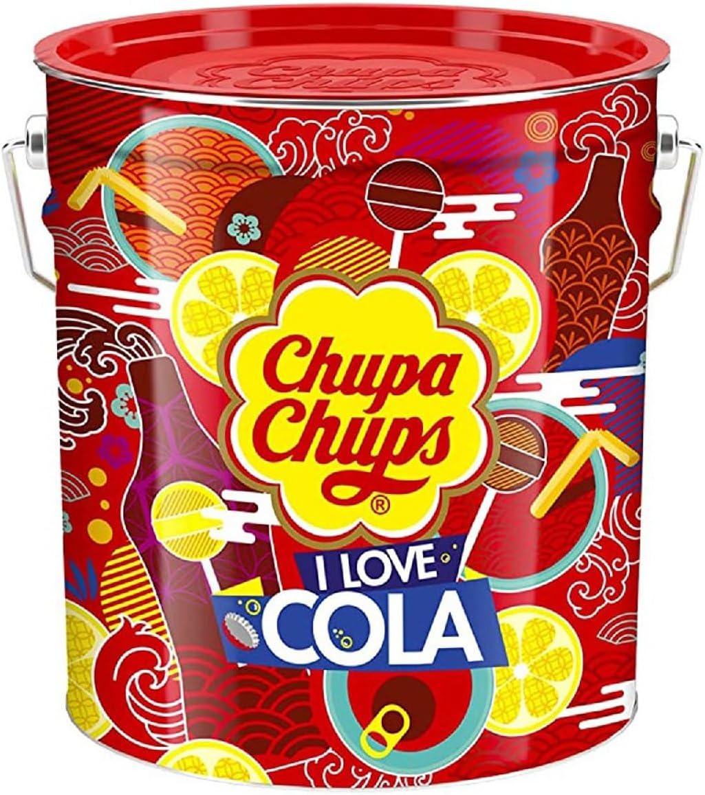 Chupa Chups Lecca Lecca Latta, Confezione da 150 Lollipop Monopezzo ...