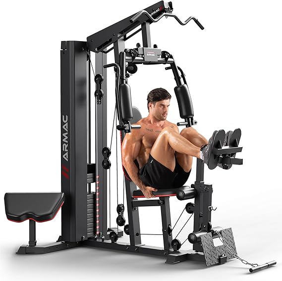 Amazon.com: ARMAC Home Gym, Multifunctional Home Gym Equipment, 150LBS ...