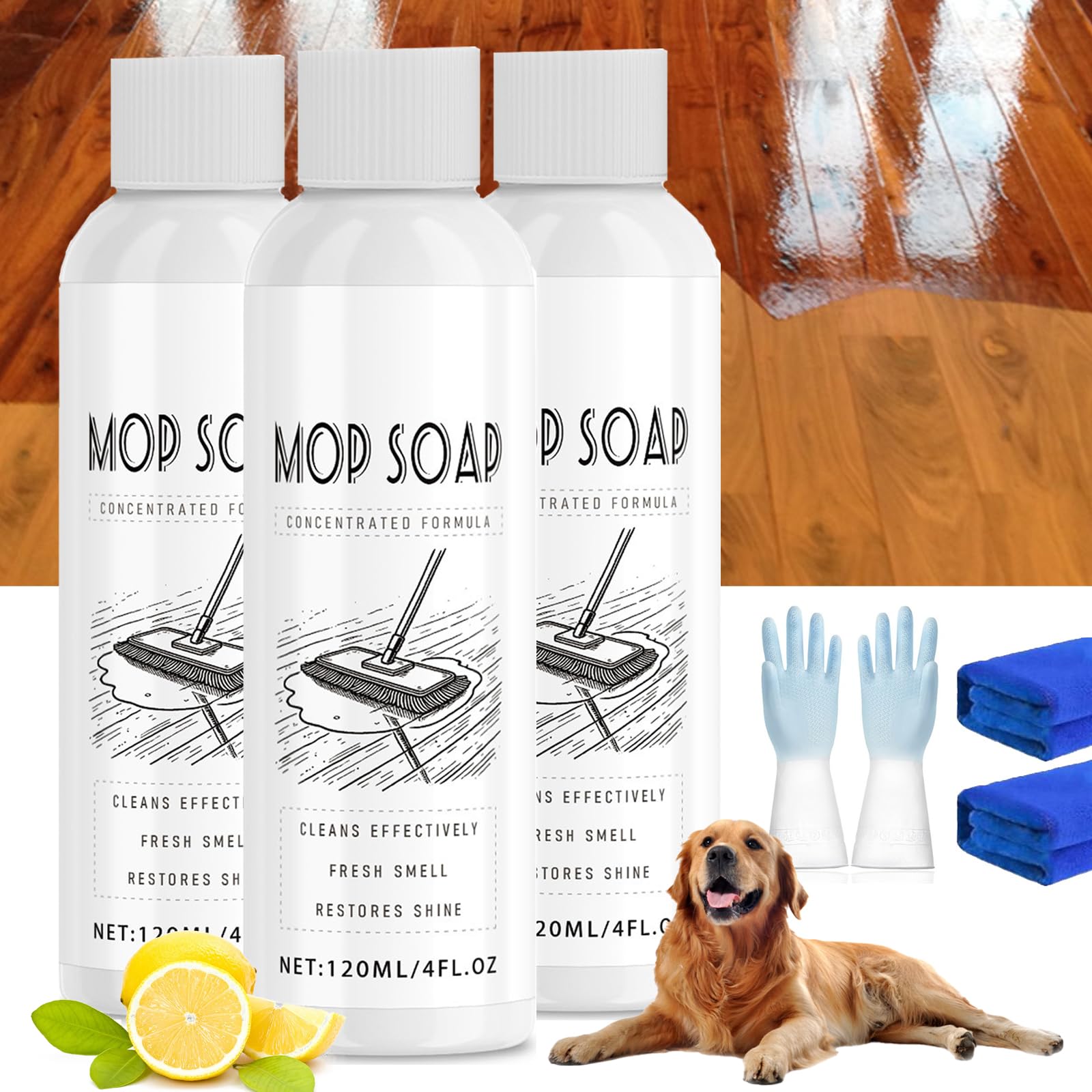 Amazon.com: Eaerec Mop Soap, Mop Soap For Floor Cleaning, R&W Mop Soap ...