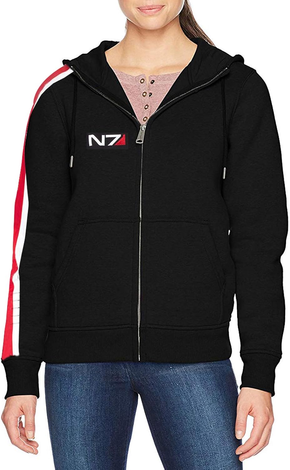 HiFaved Mass Effect N7 Hoodie Ladies : Amazon.ca: Clothing, Shoes ...