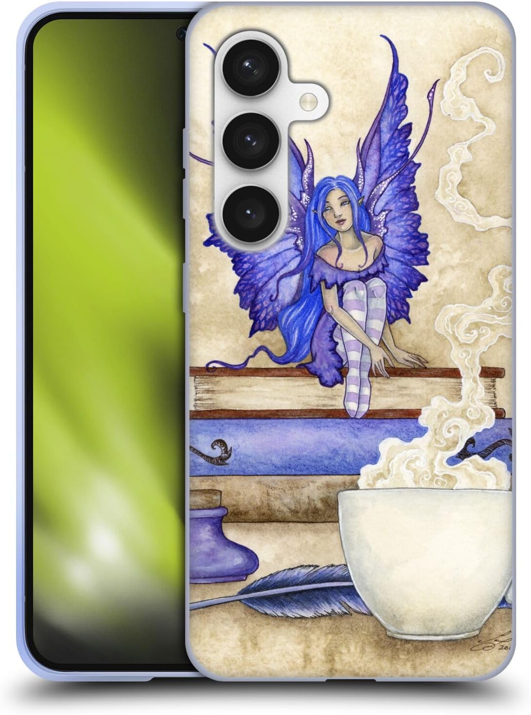 Amazon.com: Head Case Designs Officially Licensed Amy Brown Blue Pixie ...