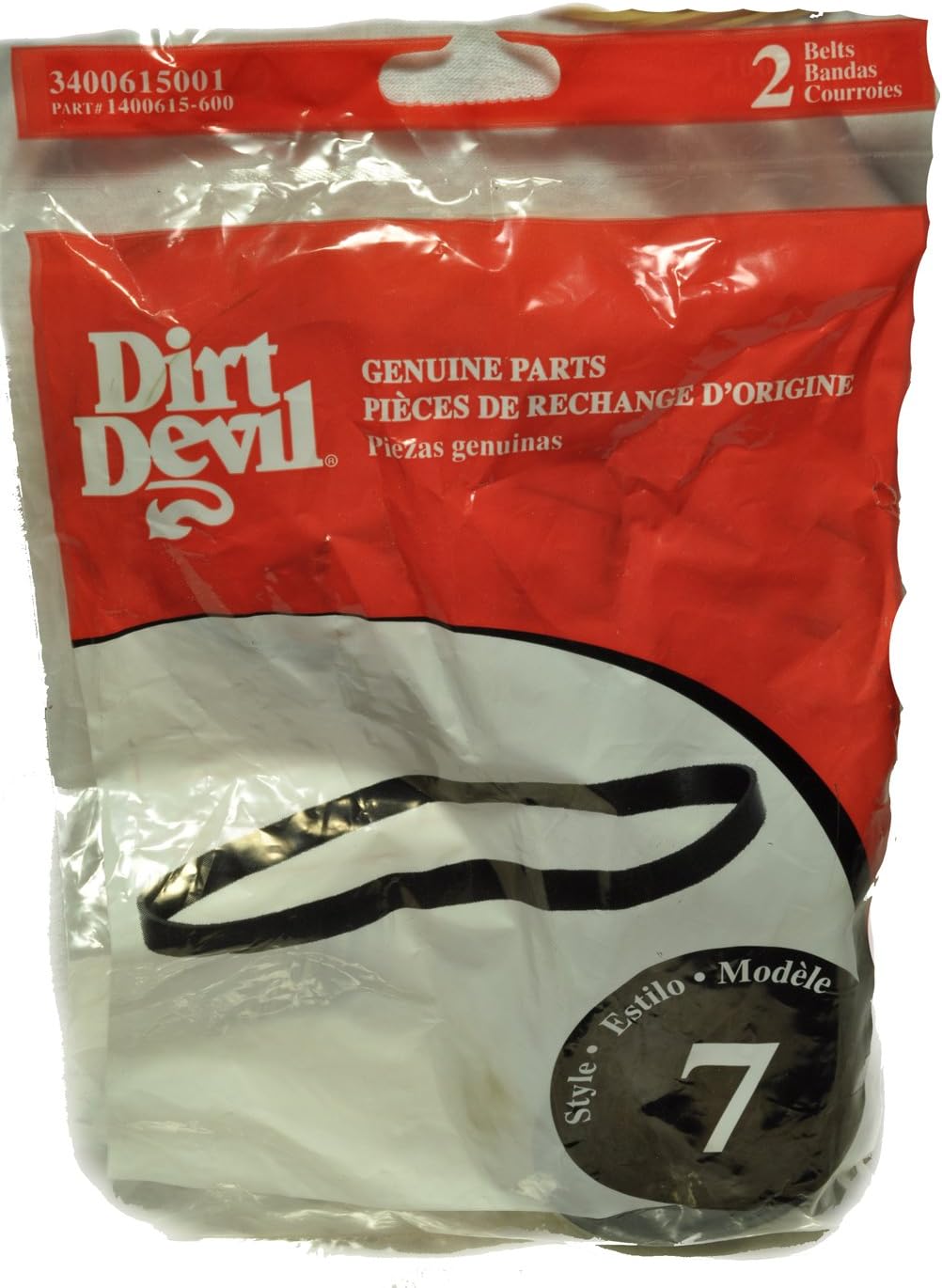 Amazon.com - VAC BELT STYLE 7 PK2 - Dirt Devil Easy Steamer Belt