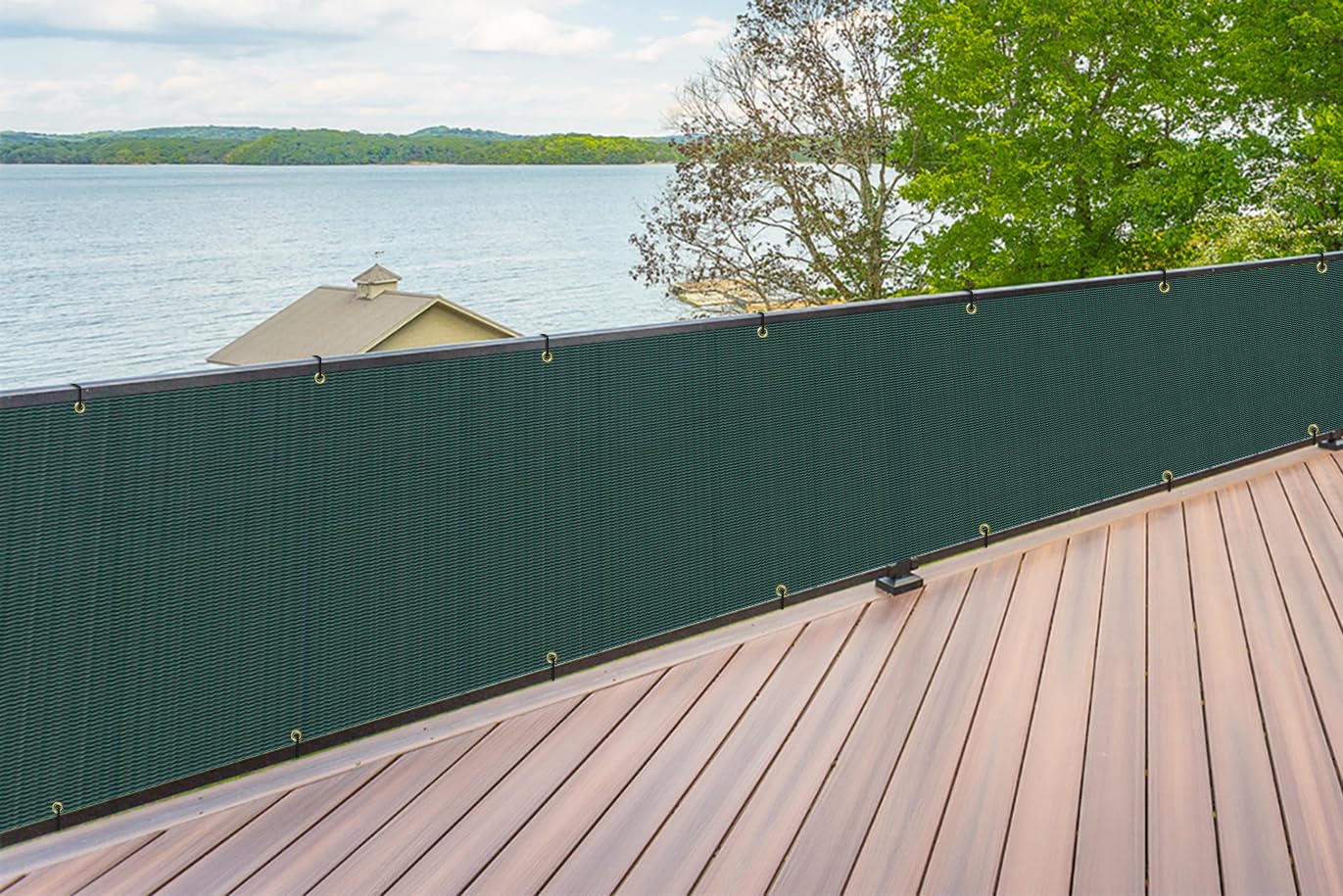 Amazon.com : SunnyRoyal 3'x25' Balcony Privacy Fence Apartment UV ...