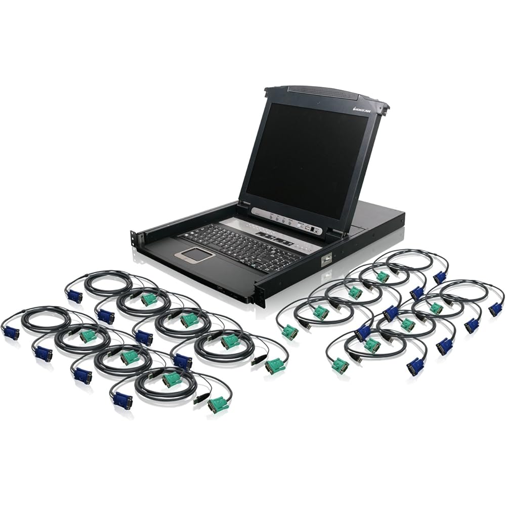 $42/mo - Finance IOGEAR GCL1816KITU Rackmount 16-Port KVM Switch ...