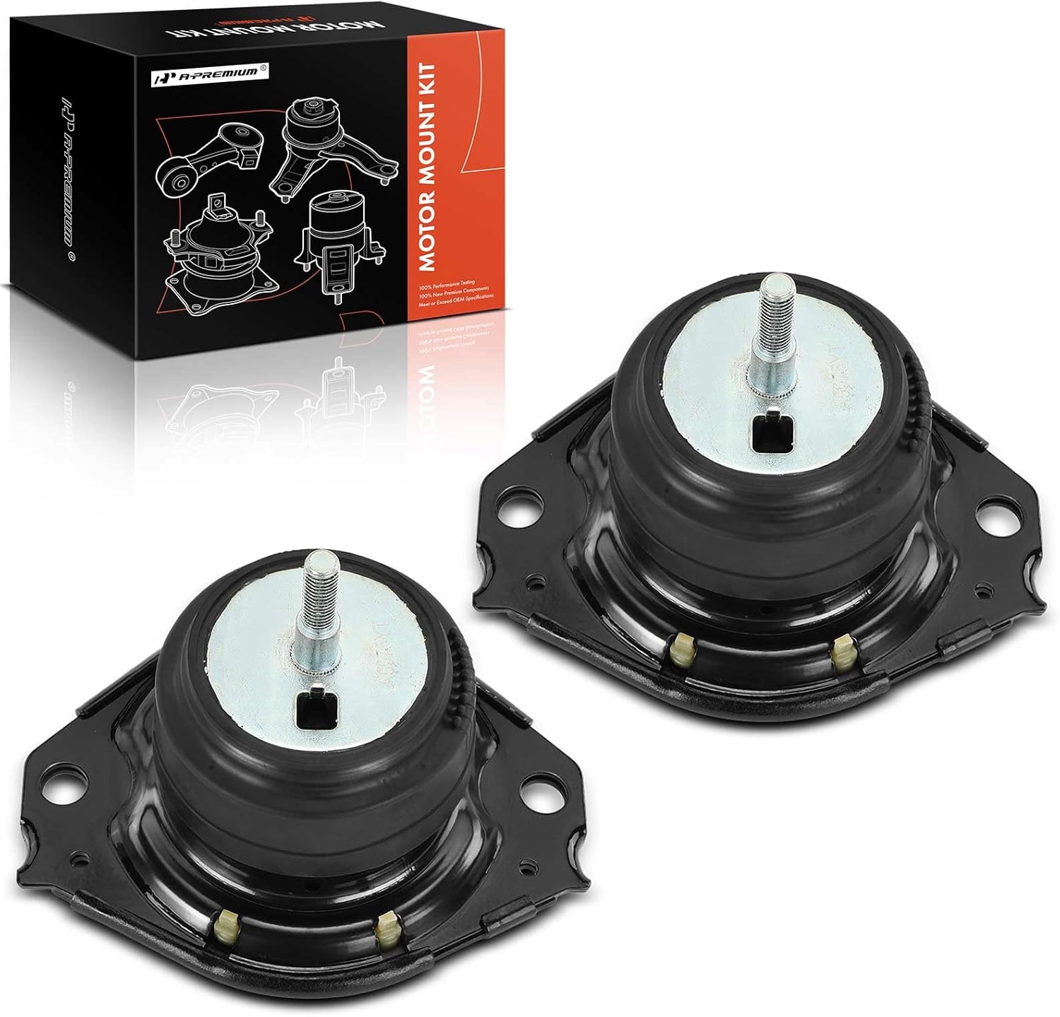 Amazon.com: A-Premium 2PCS Front Engine Motor Mount Set Compatible with ...