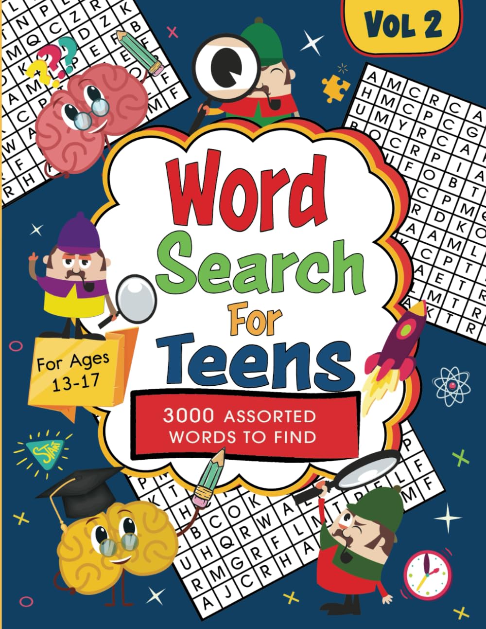 Amazon.com: Word Search For Teens: Puzzle Book For Teenagers Ages 13-17 ...