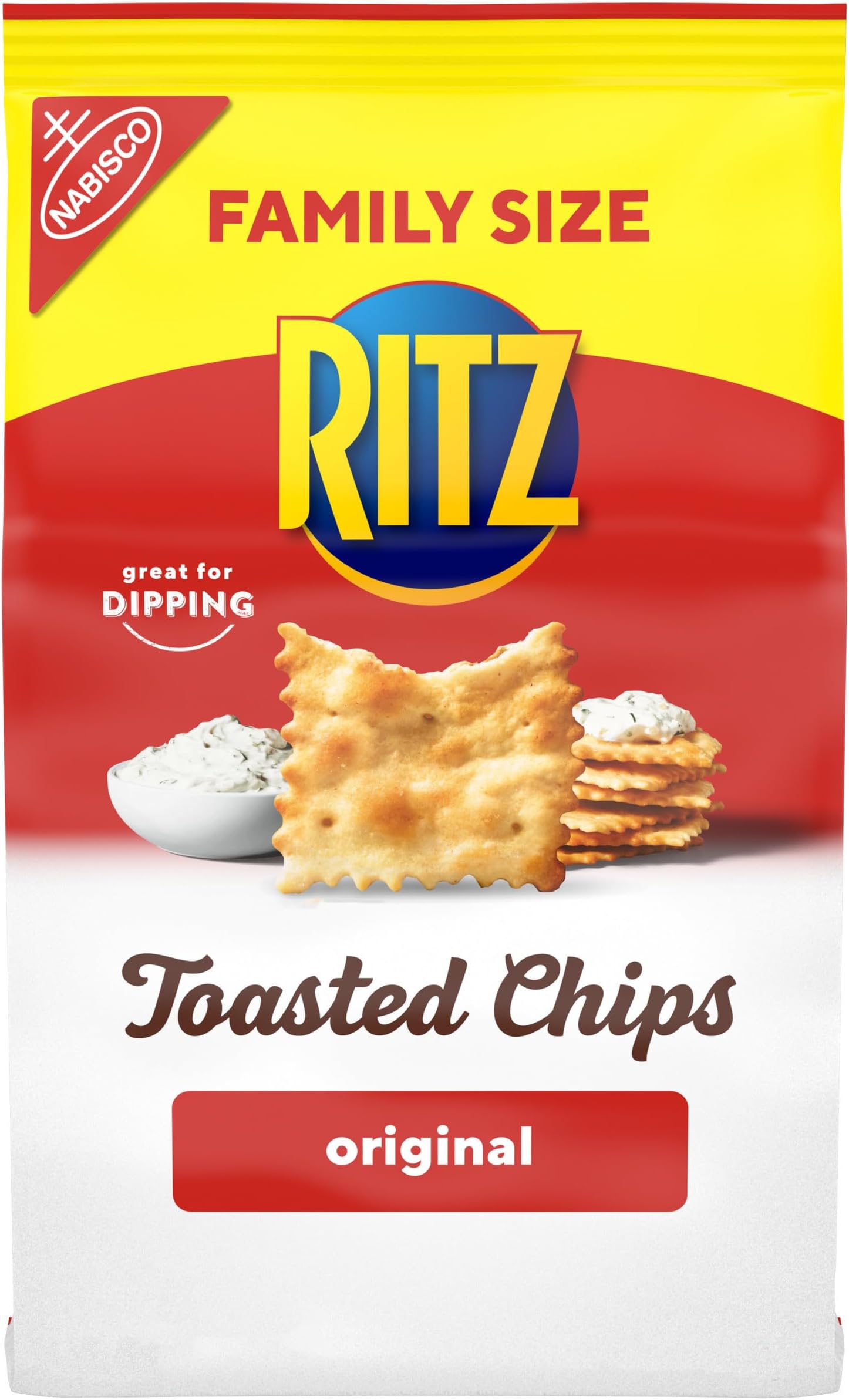 Amazon.com: RITZ Toasted Chips Original Crackers, Family Size, 11.4 oz