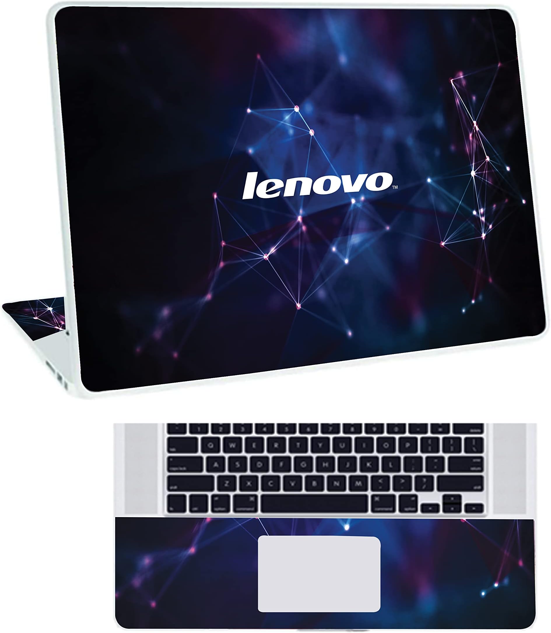 Inkykart Pattern L3 Top+Wrist Pad Vinyl Laptop Skin/Sticker/Cover for ...