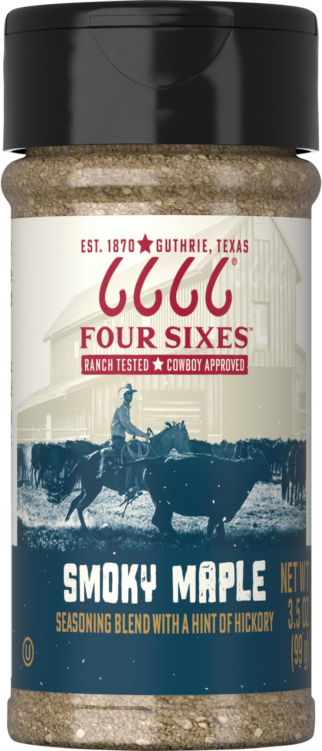 Amazon.com : 6666 Four Sixes Rancher's Meatloaf Seasoning Mix, 1.25 ...