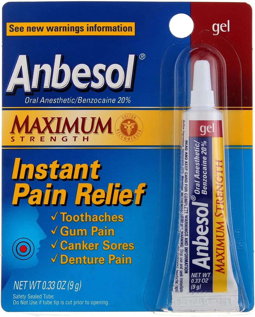 Amazon.com: Anbesol Liquid Maximum Strength, 0.41 Fl Oz : Health ...
