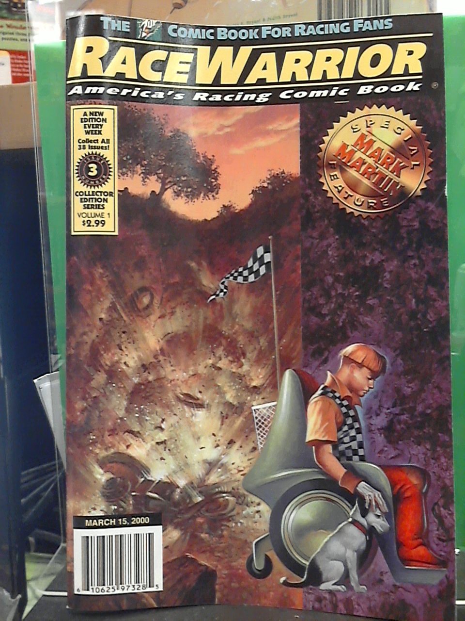 Race Warriors:America's Racing Comic Book (Special Feature-Mark Martin ...