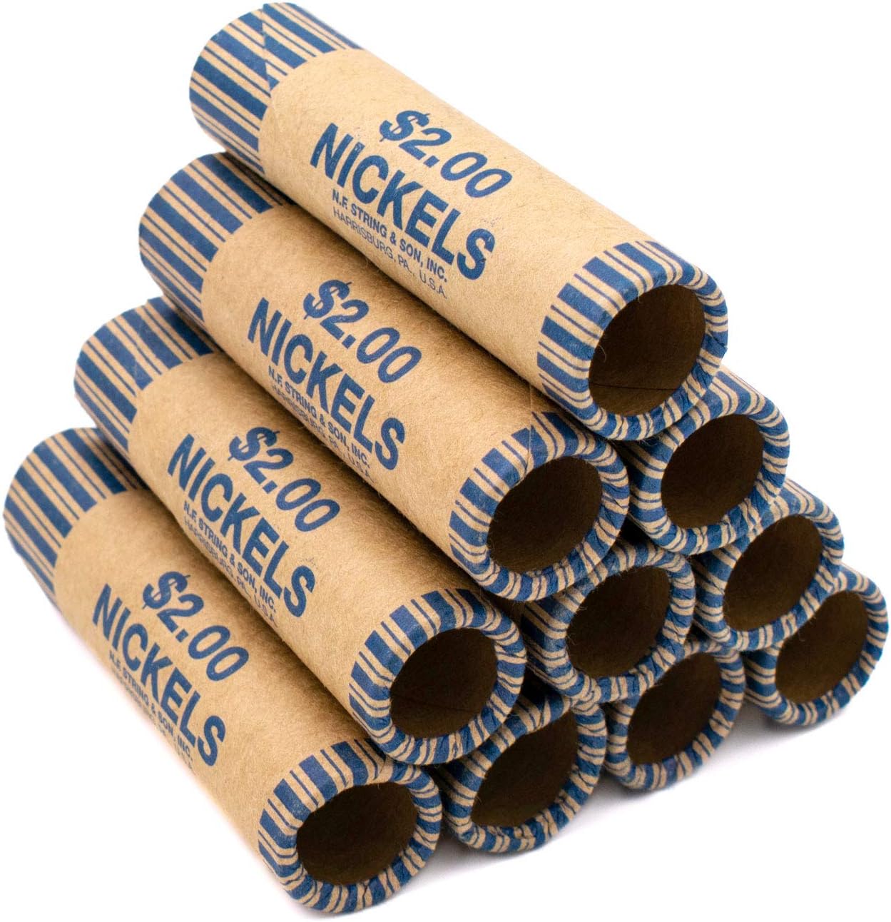 Amazon.com : Pre-Formed Quarter Coin Wrappers (Bundle of 220) : Office ...