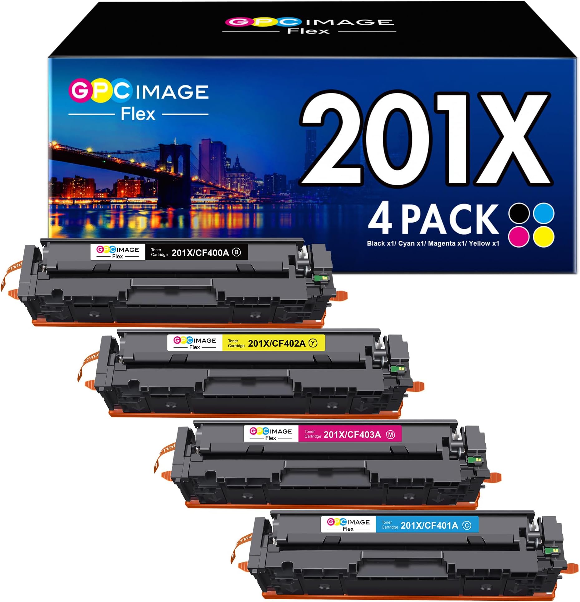 HP 201X (CF402X) Gelb Original Toner mit hoher Reichweite für HP Color ...
