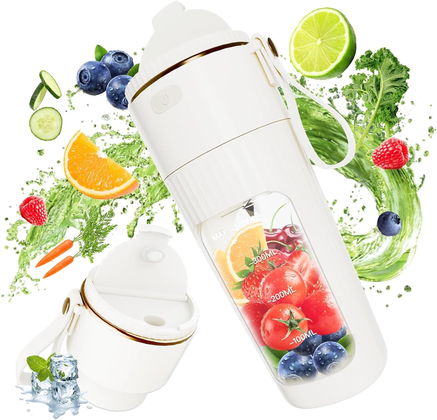 Amazon.com: Portable Blender with 10 Ultra Sharp Blades, Blender for ...