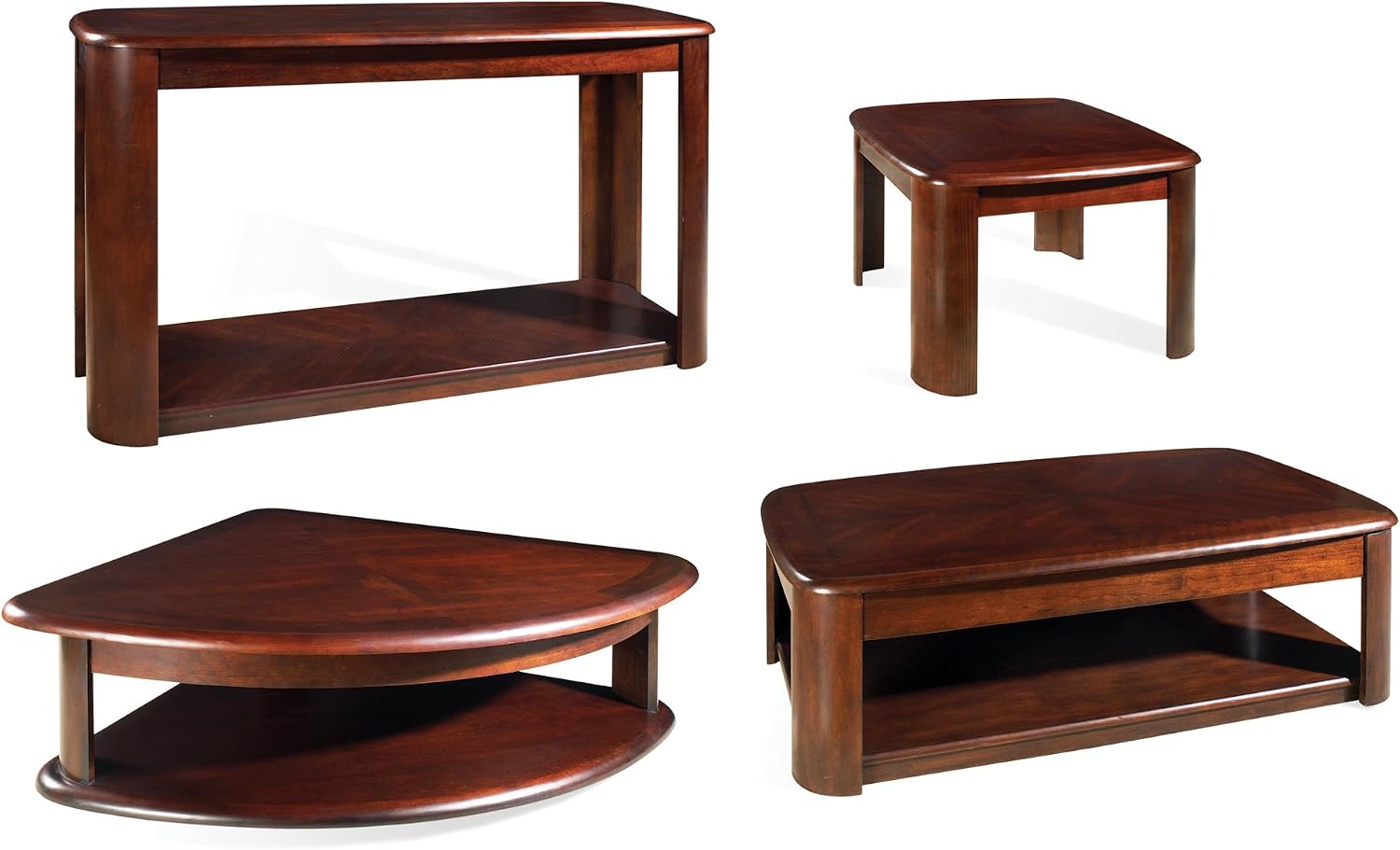 Amazon.com: Steve Silver Lidya Cherry Corner Wedge Lift-Top Cocktail ...