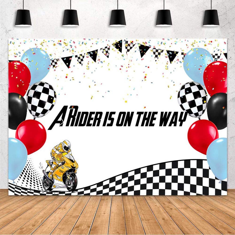 Motorcycle Themed Baby Shower 5Pcs Motorcycle Race Car Boys Dirt Bike