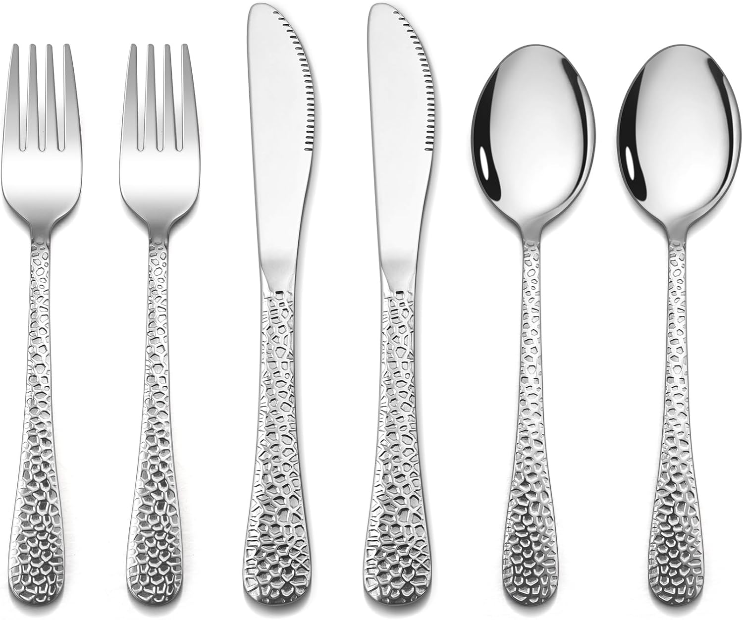 Homikit 6Pcs Kids Cutlery Set, Stainless Steel Children Flatware Sets ...