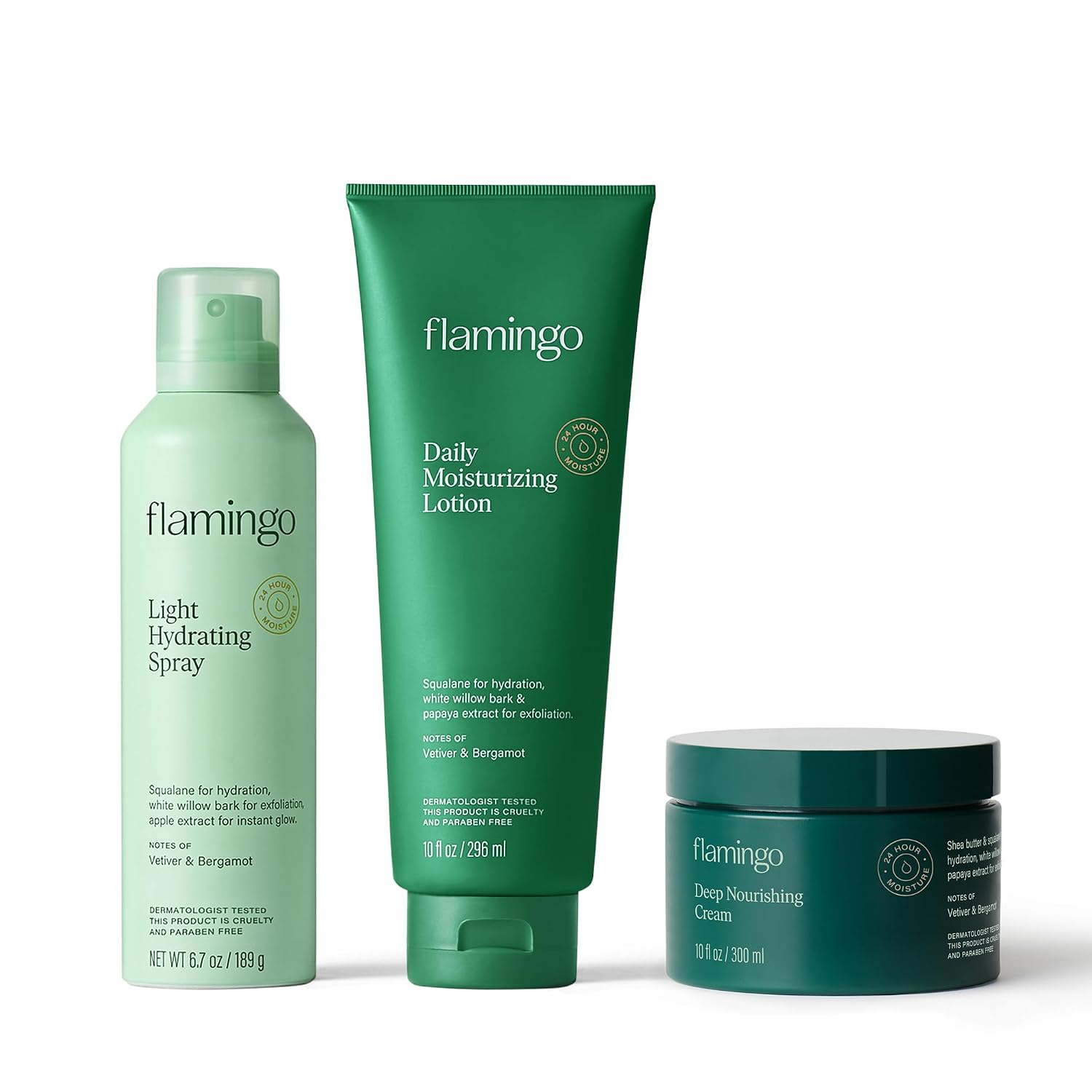 Amazon.com : Flamingo Daily Moisturizing Collection: 1 Deep Nourishing ...