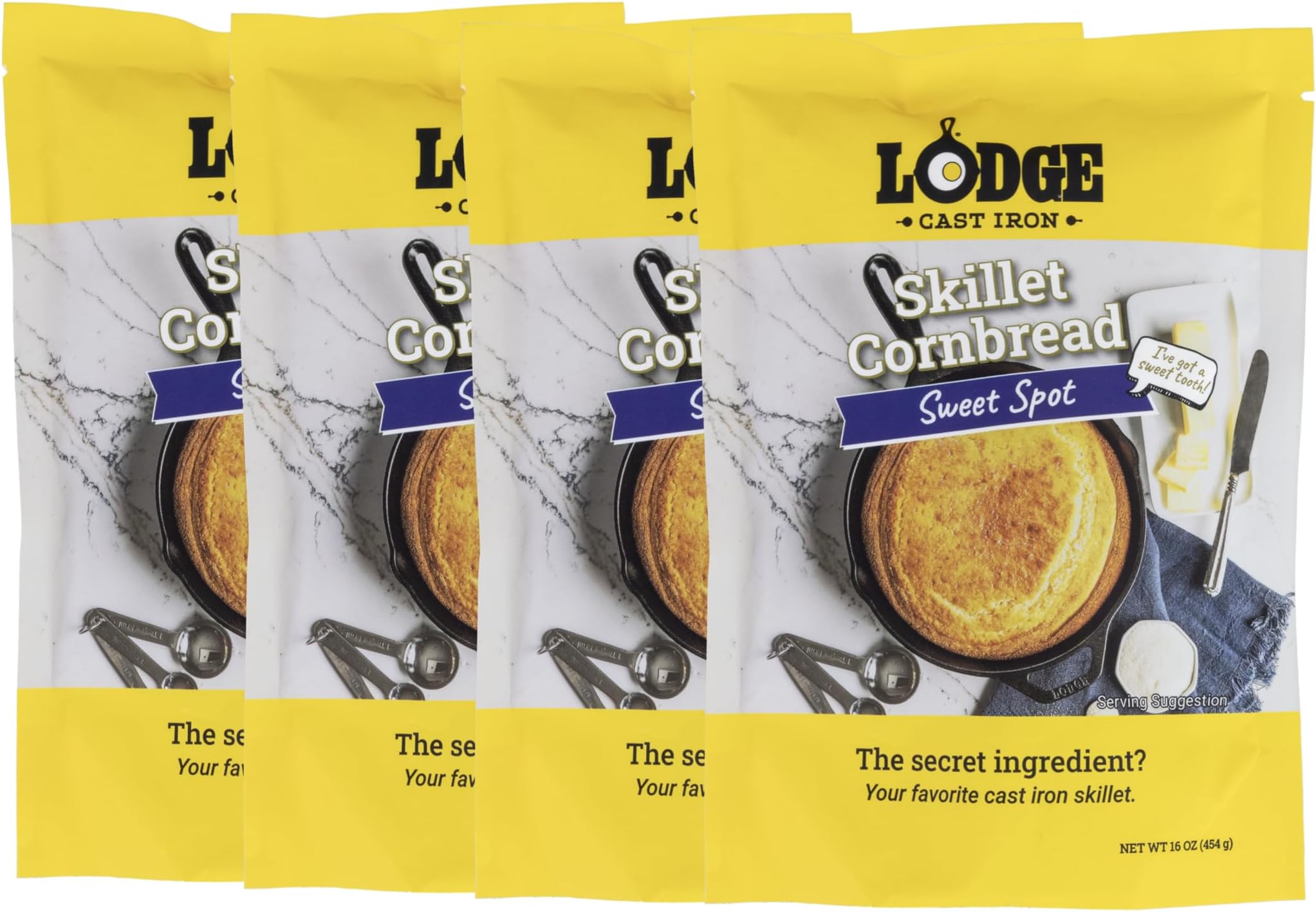 Amazon.com: Lodge Cast Iron Skillet Cornbread – Pair with Cast Iron ...