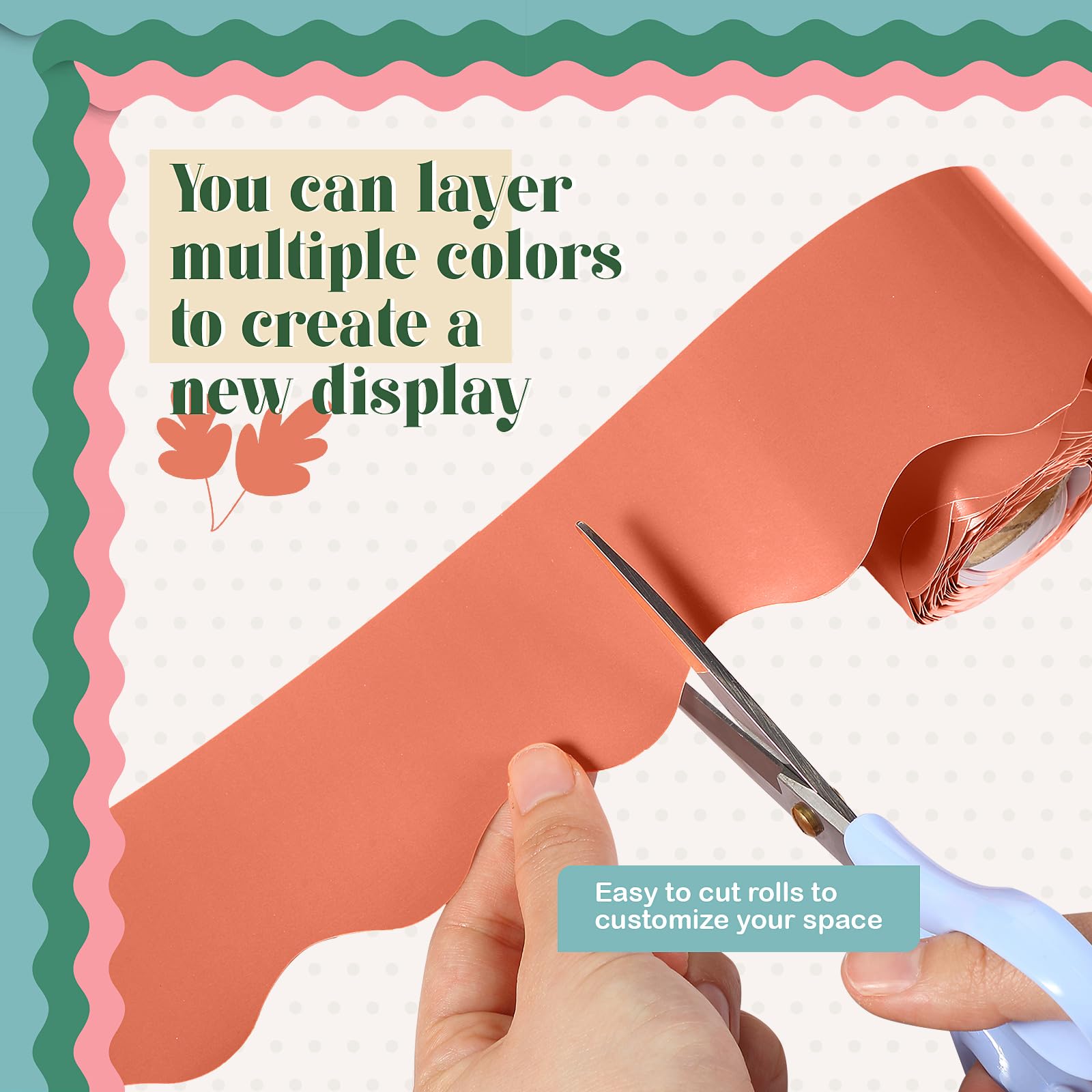 Snapklik.com : TaoBary 6 Rolls 196.8 Ft Colorful Borders For Bulletin ...