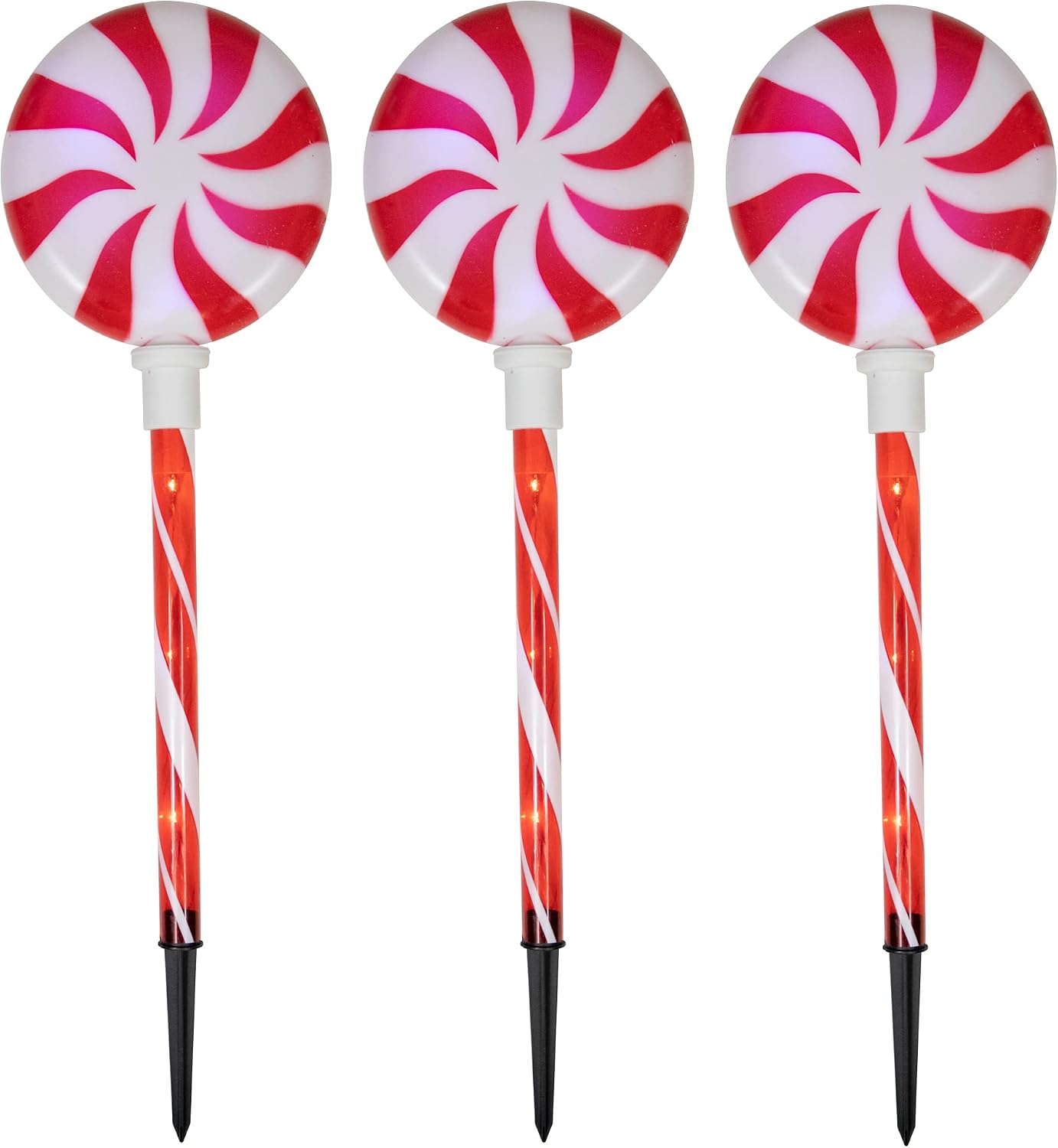 Amazon.com : Northlight LED Lighted Peppermint Swirl Candy Outdoor ...