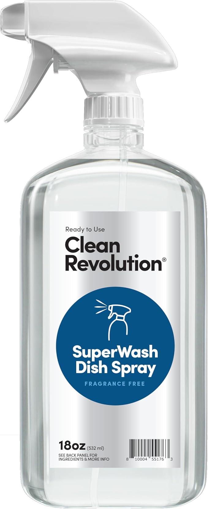 Amazon.com: Clean Revolution Dish Spray, Powerful Formula Cuts Through ...