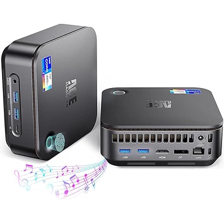 Amazon.com: Mini PC with Speaker, Intel i7 11390H(4C/8T, up to 5.0GHz ...
