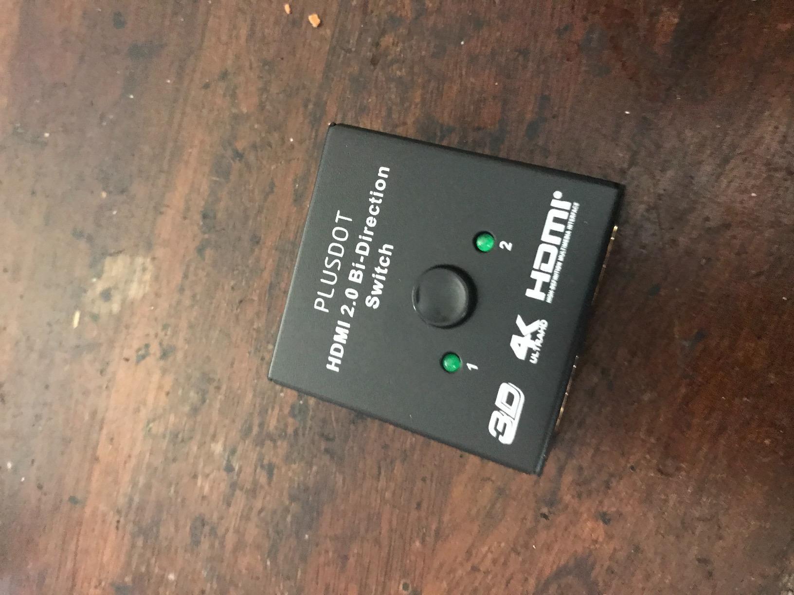 Amazon.com: PlusDot 2-in-1 HDMI AB Switch BiDirectional Switcher, HDMI ...