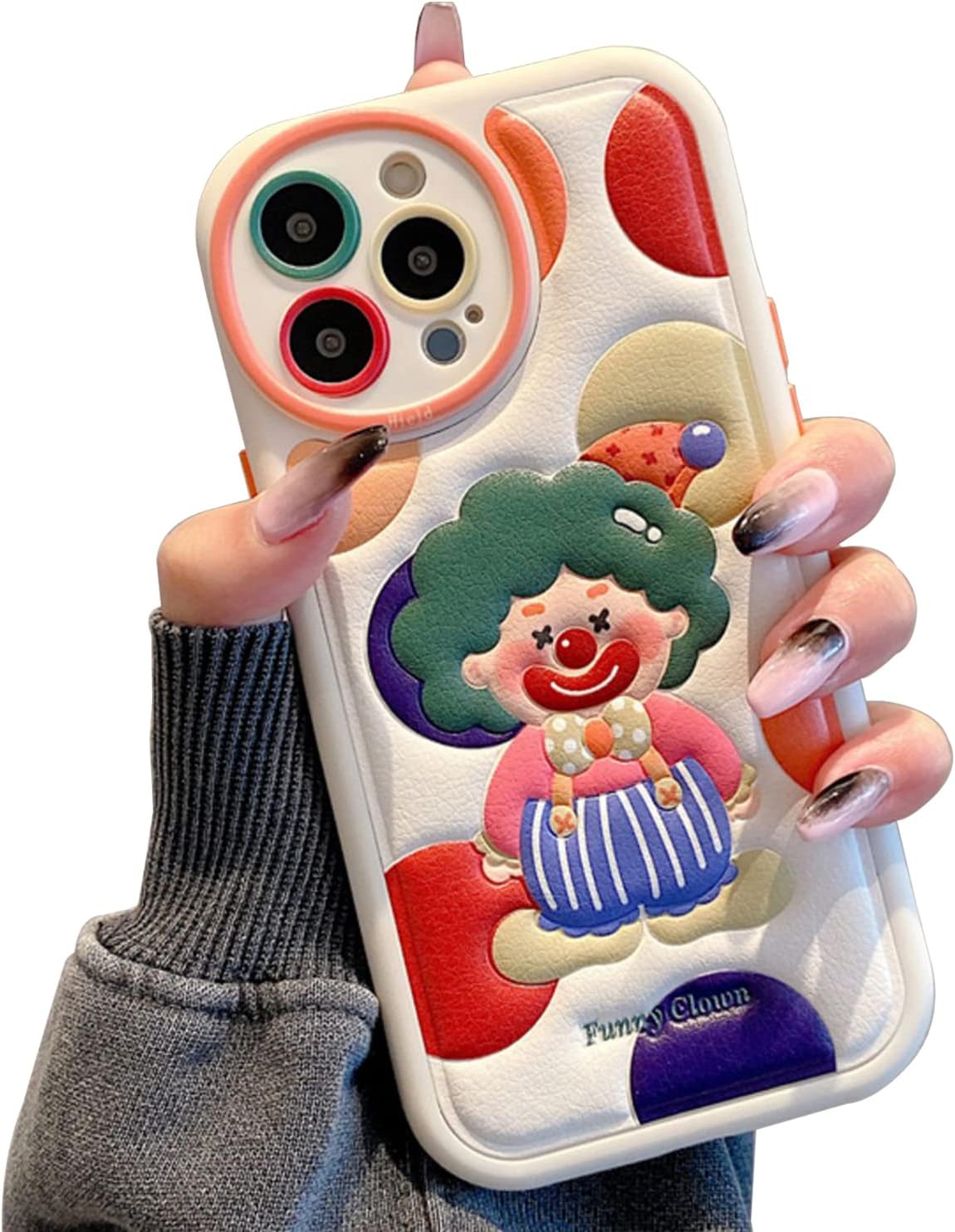 Amazon.com: TRADAY Halloween Cartoon Cute Funny Clown Kawaii Soft TPU ...