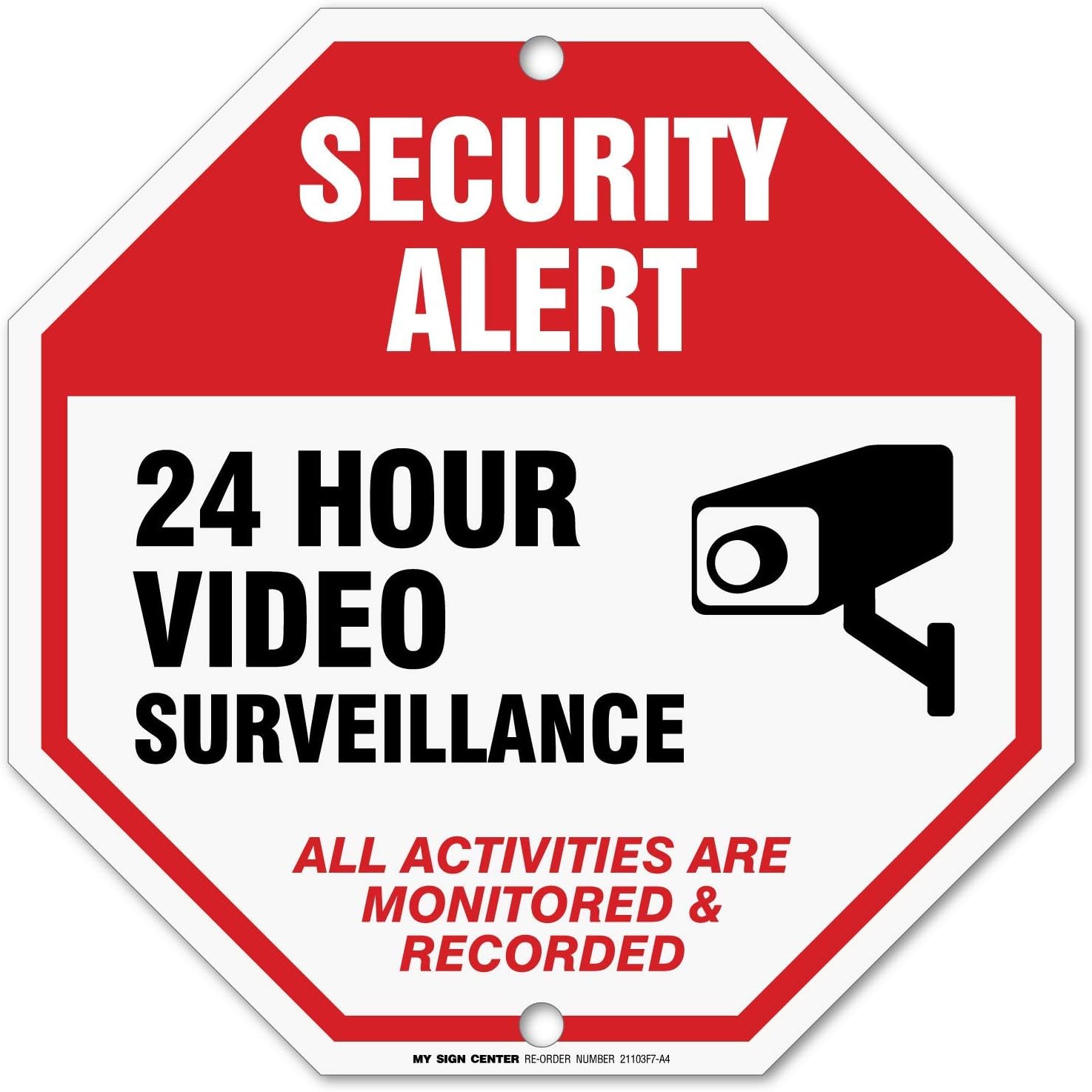 Amazon.com: Security Alert 24 Hour Video Surveillance All Activities ...
