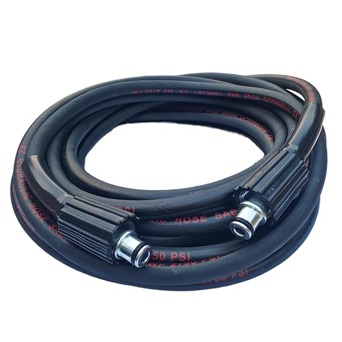 High Pressure Washer Hidro Pipe steel wire rubber coated M22 size, 2750 ...
