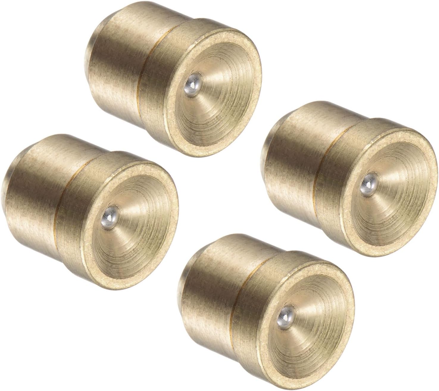 CoCud Brass Push Button Flange Grease Oil Cup, | 10mm Male Thread ...