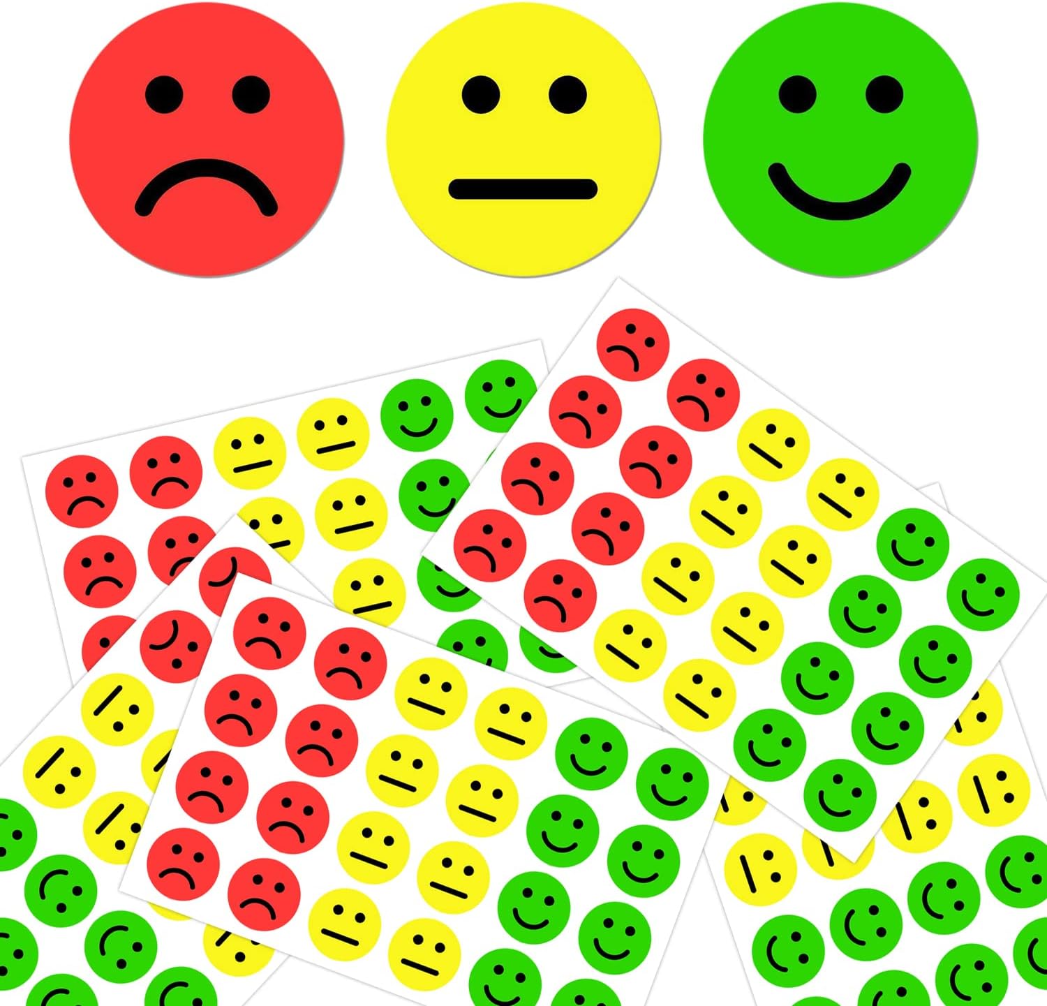 1440 Pieces of Emotional Stickers, Happy, Sad Stickers, Smiley Stickers ...
