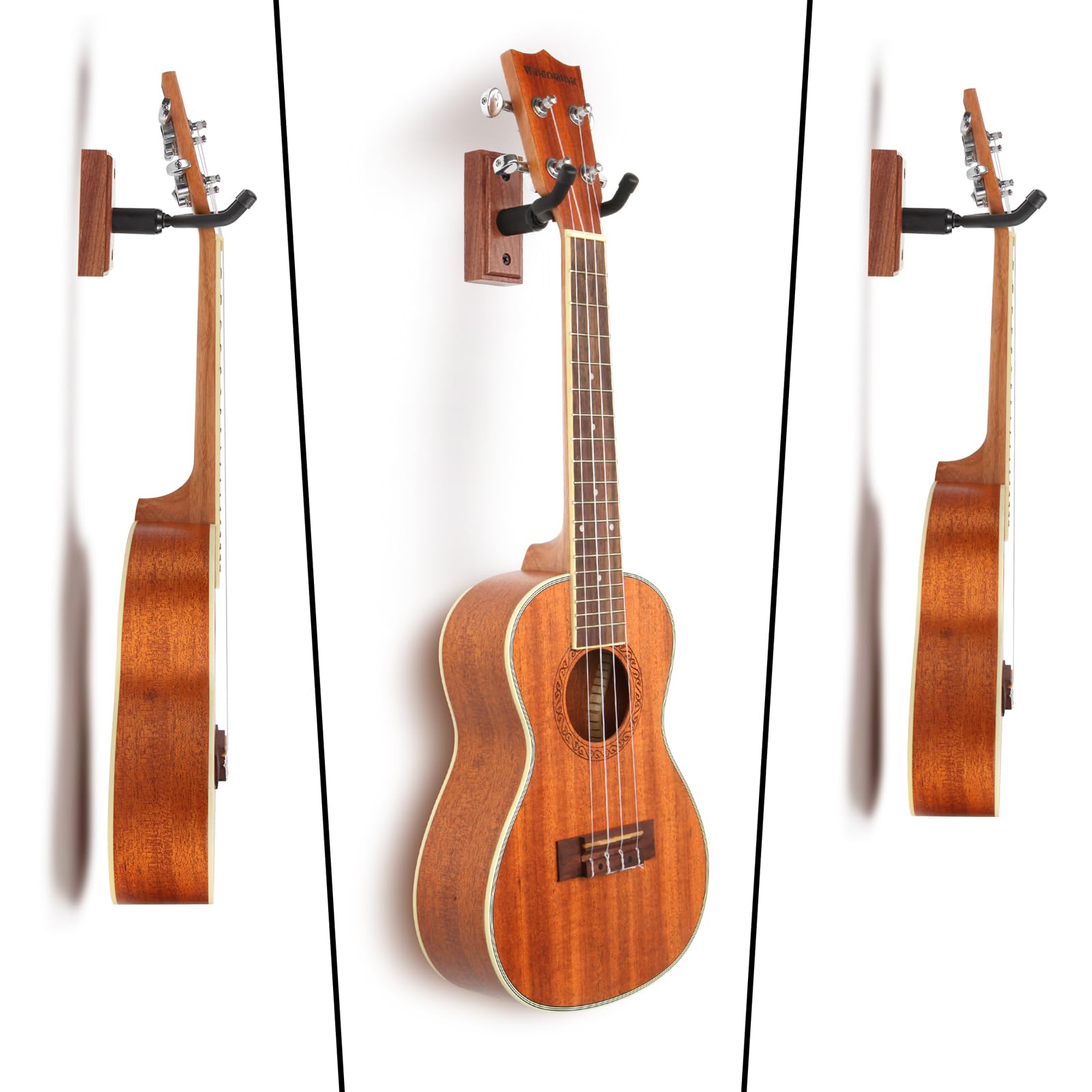 Snapklik.com : Ukulele Wall Mount Hanger, Ukulele Hanger Holder For ...