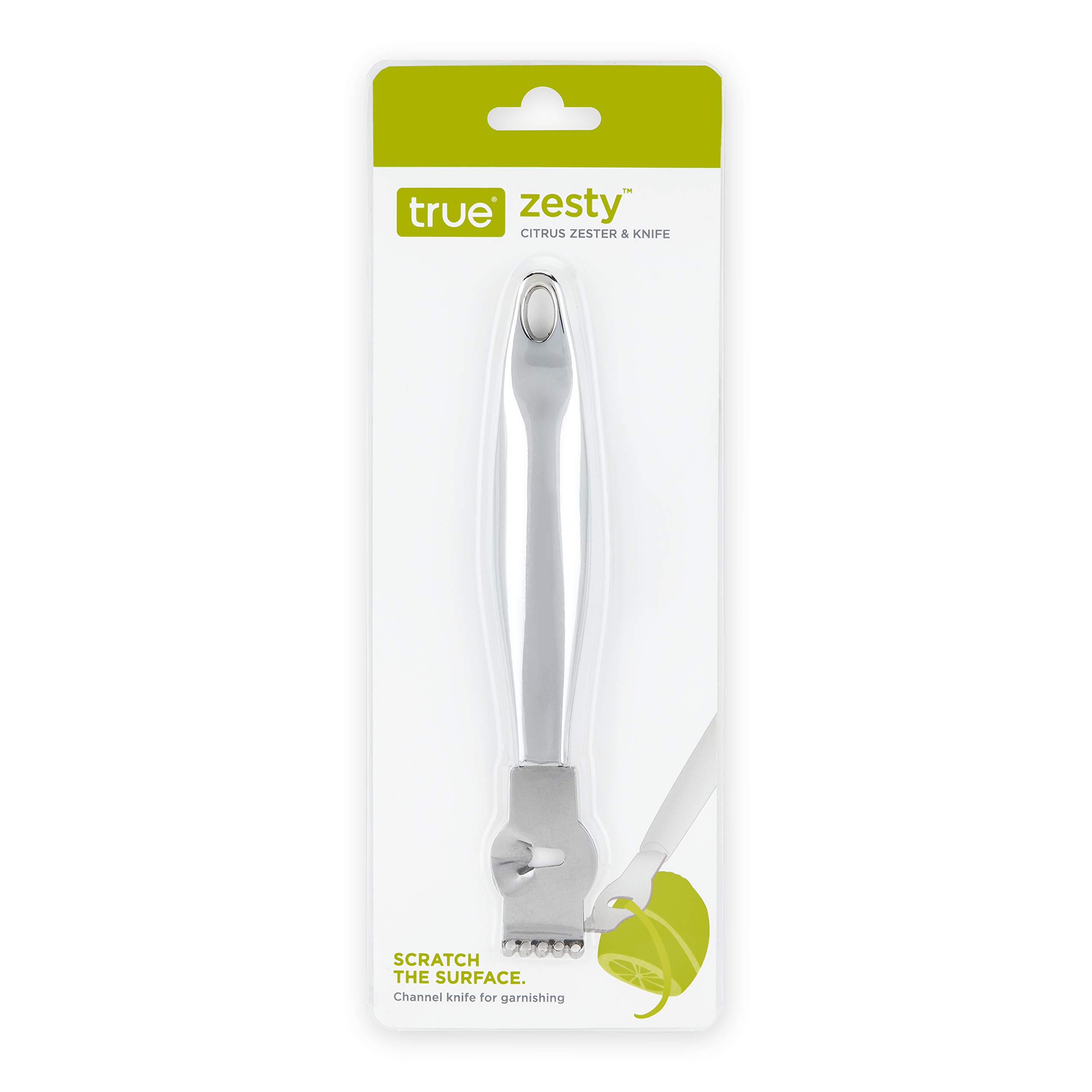 Snapklik.com : True Zesty Stainless Steel Citrus Zester Tool, Cocktail ...