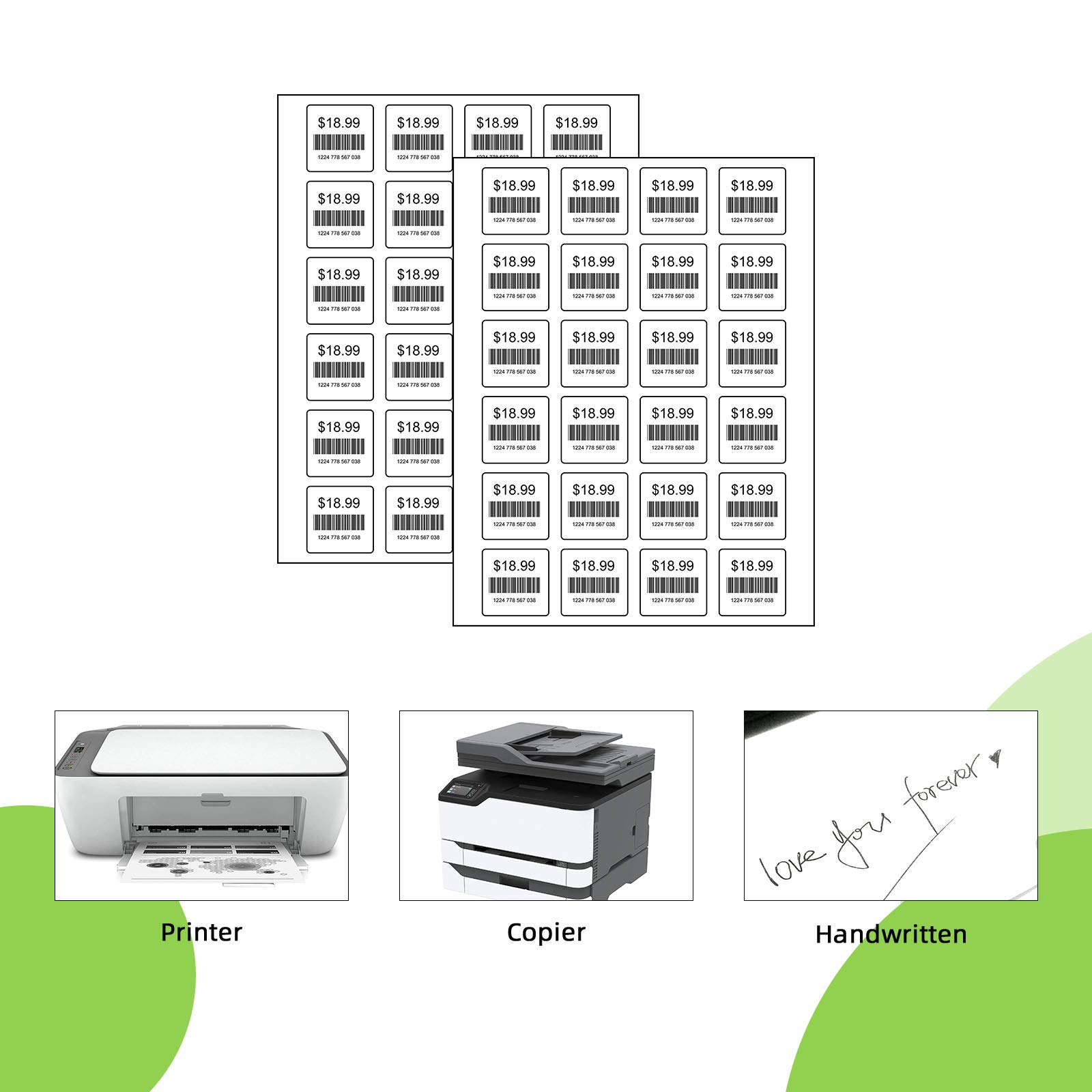 Snapklik.com : Anylabel 24 Per Page Label 1.5 X 1.5 Square Sticker ...