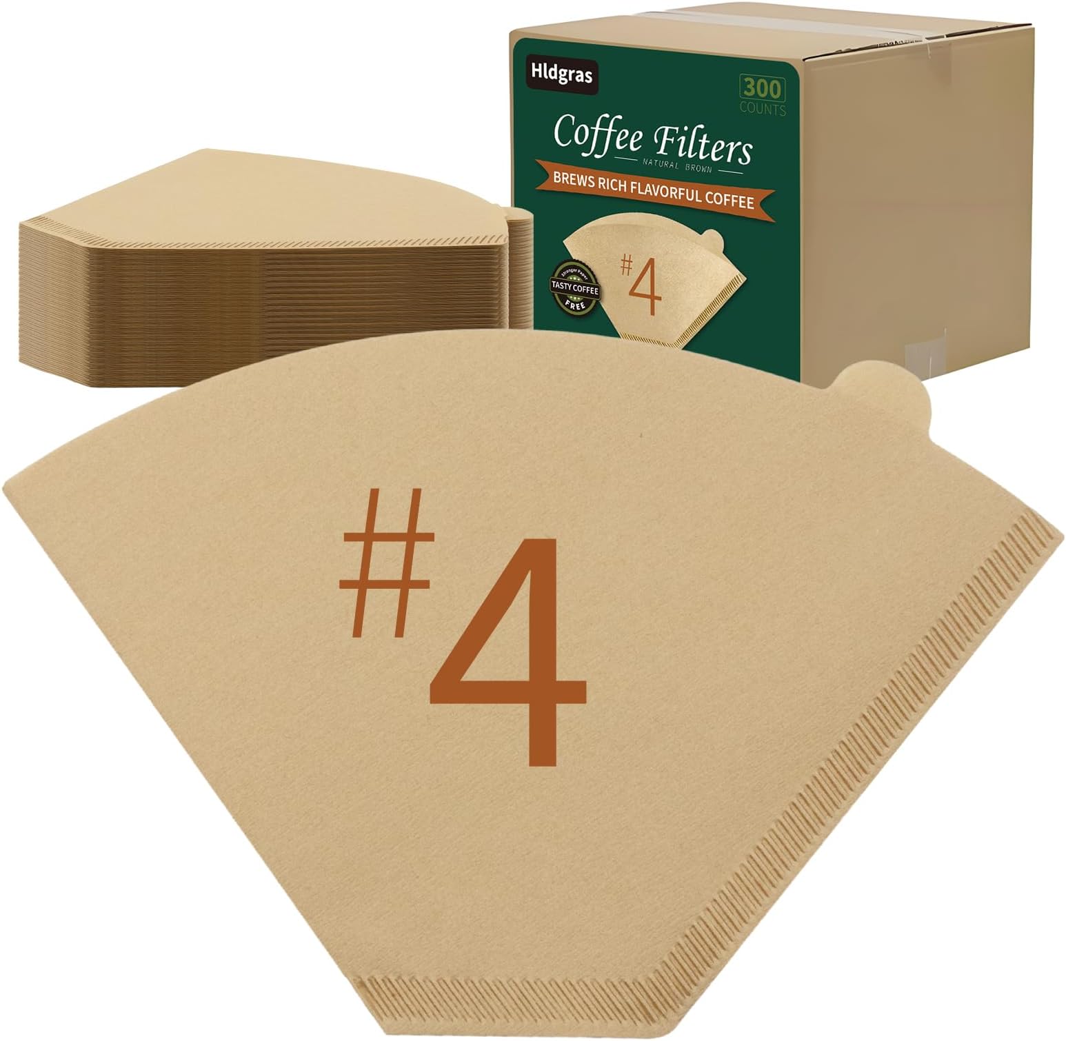 Amazon.com: Coffee Filters 4 Cone Paper - Cone Coffee Filters 8-12 Cup ...
