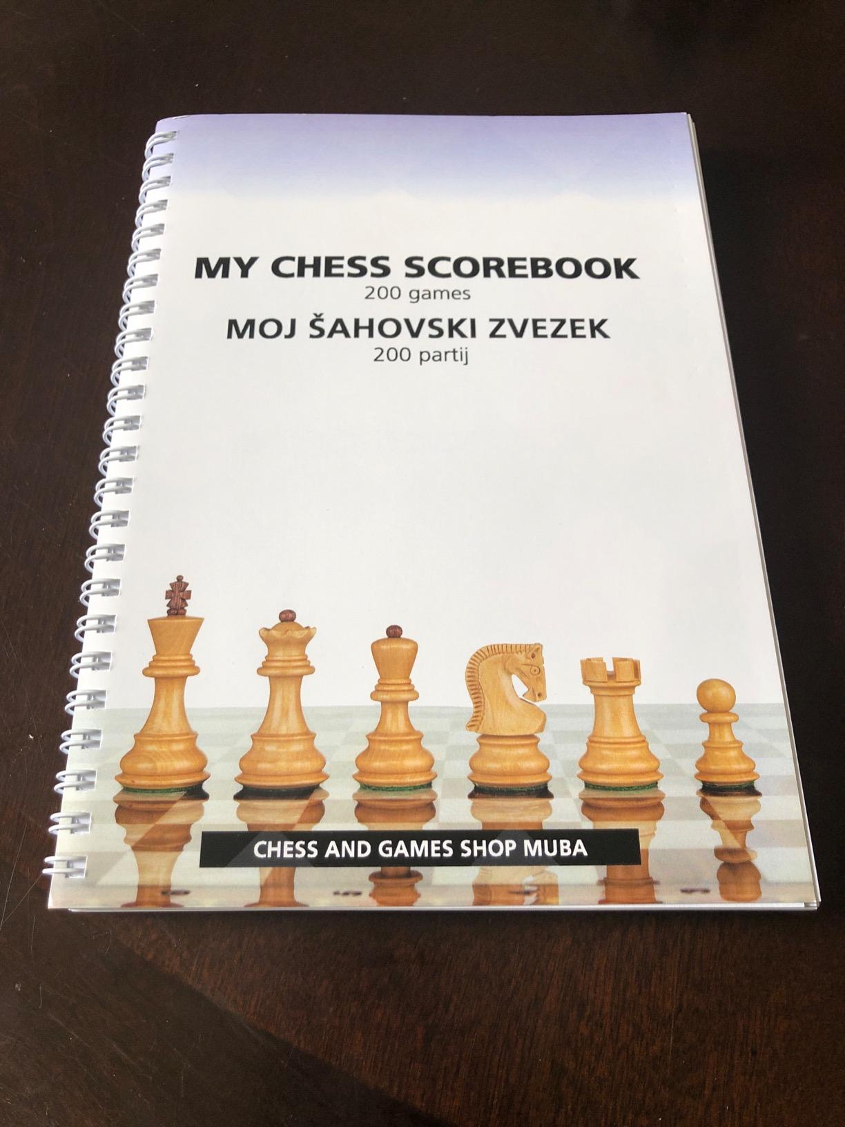 Amazon.com: My Chess Scorebook - 200 games : Toys & Games