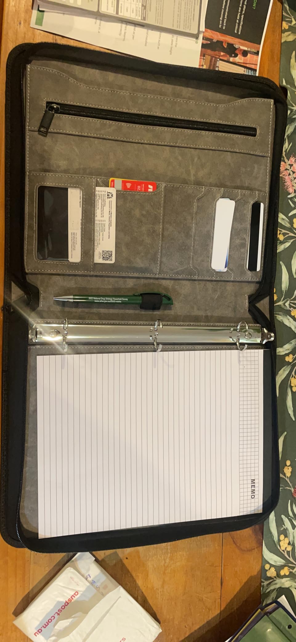 Forevermore Portfolios Padfolio Binder - Professional Faux Leather ...