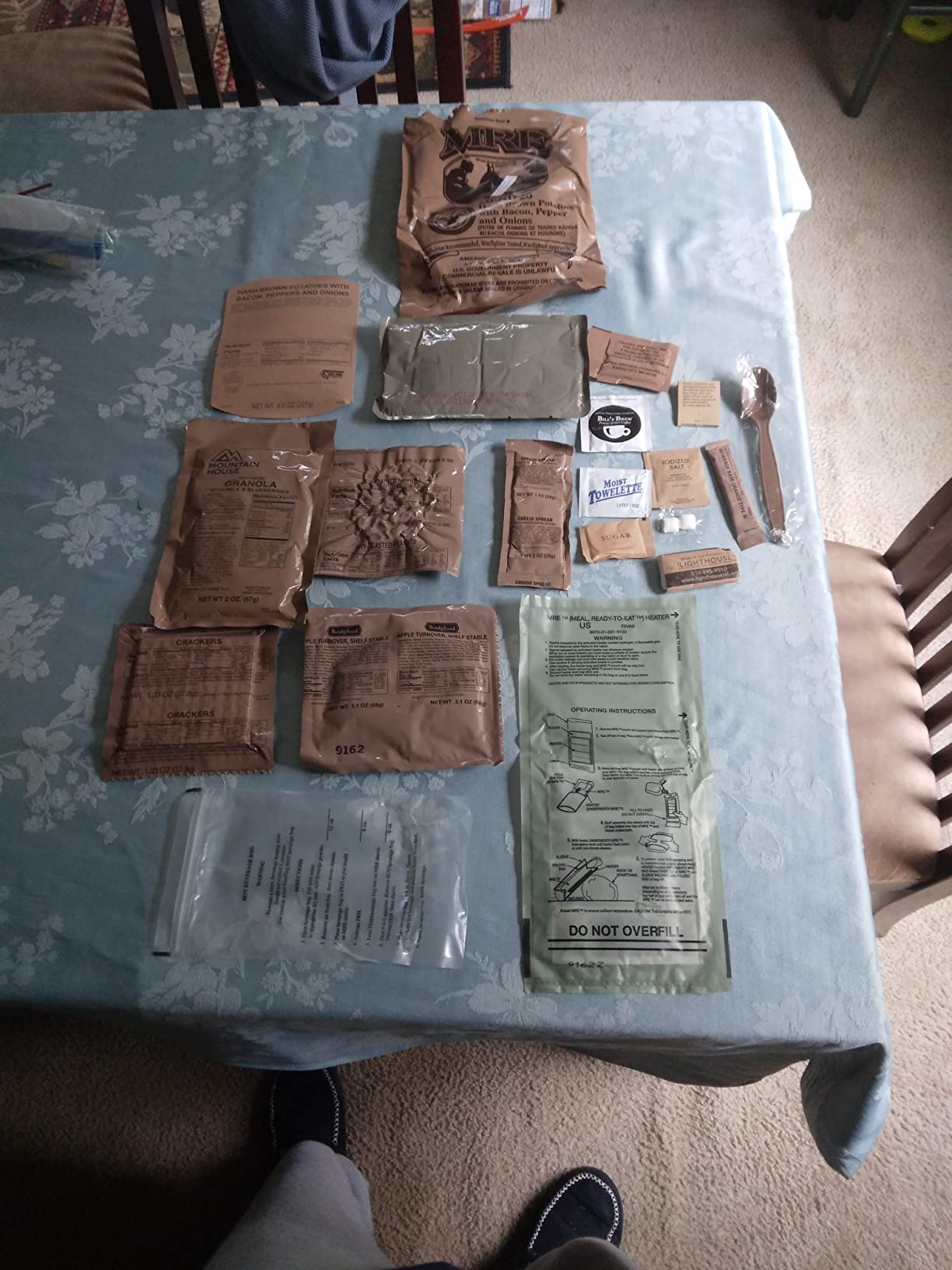 Amazon.com : Hash Brown Potatoes with Bacon MRE Meal - Genuine US ...